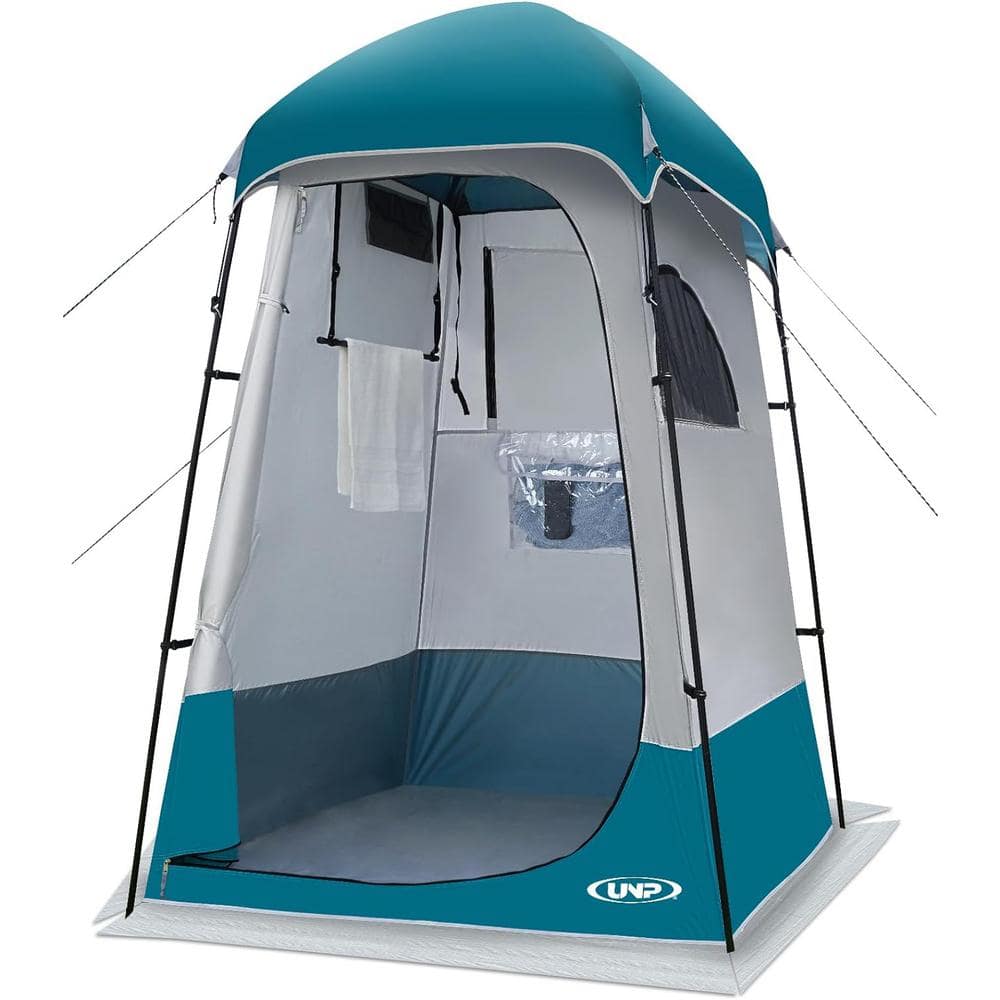 Ocean Blue Shower Tent, Outdoor Camping Privacy Shelter-Dressing ...