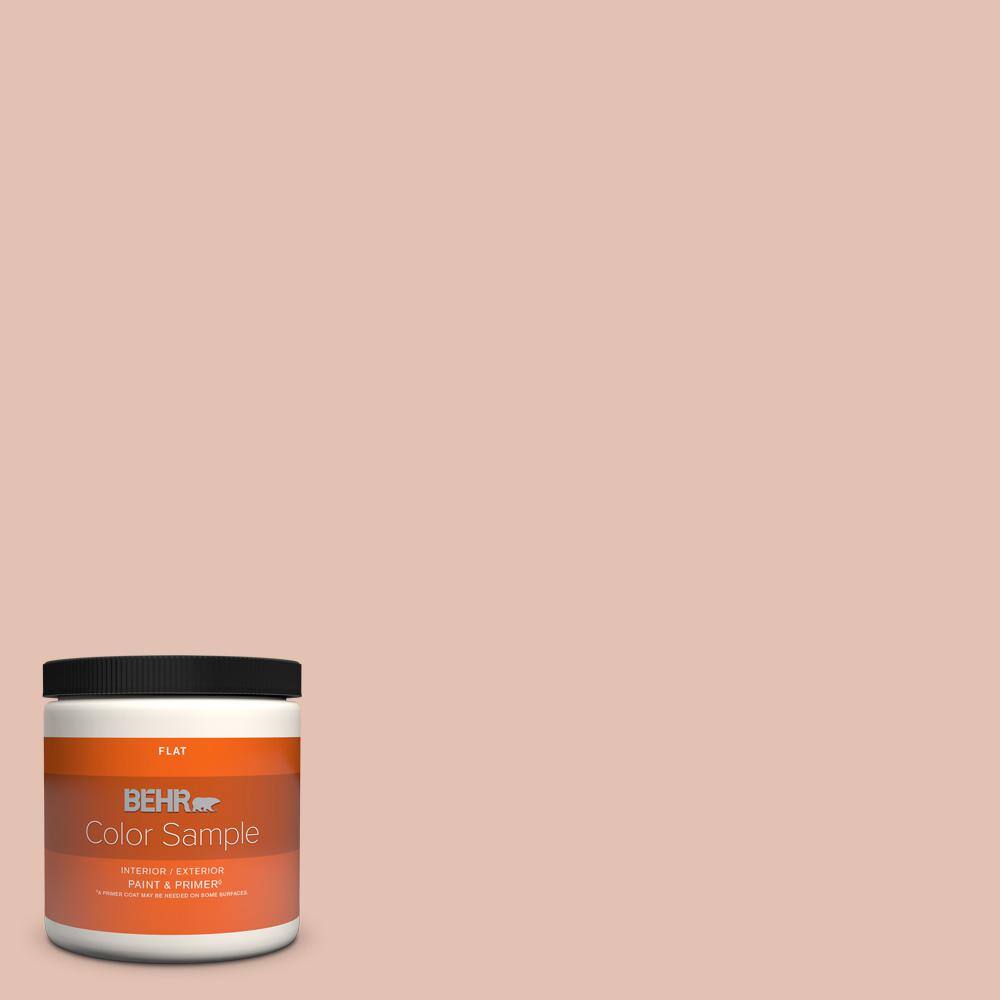 BEHR PREMIUM PLUS 8 oz. #S180-2 Sunwashed Brick Flat Interior/Exterior ...