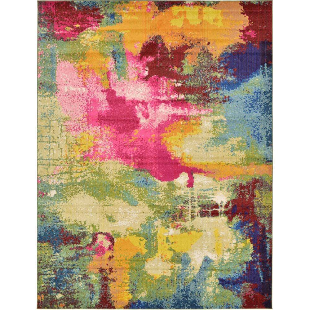 Unique Loom Estrella Barris Multi 9' 0 x 12' 0 Area Rug 3122589 - The ...