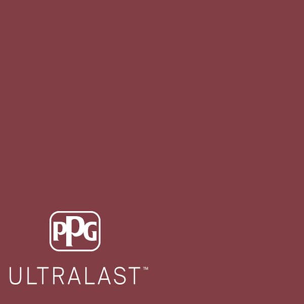PPG UltraLast 1 gal. #PPG1052-7 Ruby Lips Matte Interior Paint and ...