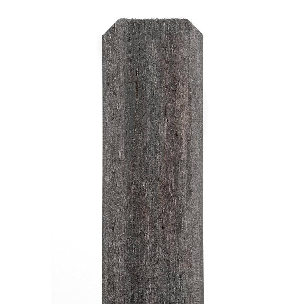 Veranda 7/16 in. x 3-1/2 in. x 6 ft. Cape Cod Gray Composite Dog-Ear ...