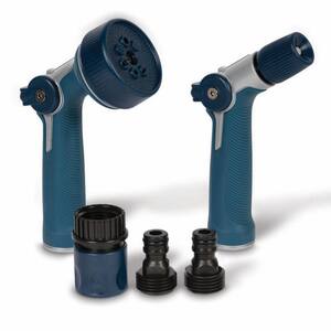 Gilmour Medium Duty Thumb Control Adjustable and Pre-Set Nozzles Plus Quick Connect Set 834975 ...