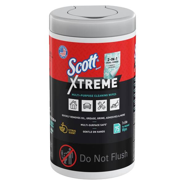 Scott Xtreme Cleaning Wipes 54591 - The Home Depot