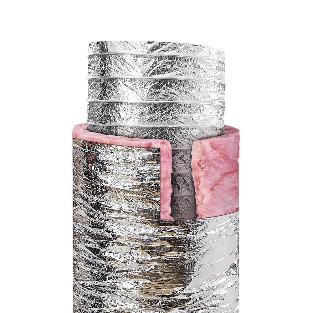 SKYSHALO Dryer Vent Hose, 6 in. Insulated Flexible Duct 25 FT. Long ...