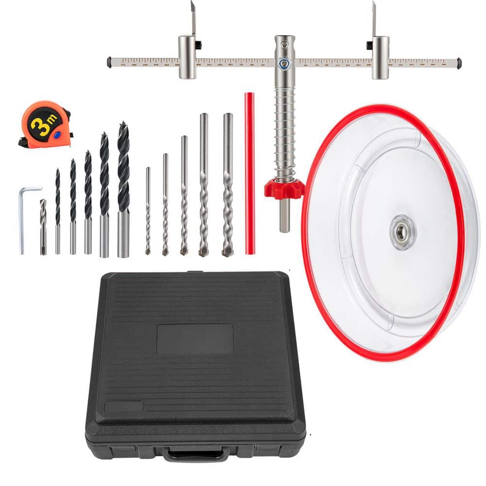 SKYSHALO Adjustable Hole Saw Cutter Kit, 1-5/8 in. to 8 in. (40-200 mm ...