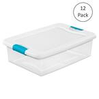 Sterilite 17551706 32 Qt. Clear View Storage Container (6-Pack) 6 x ...