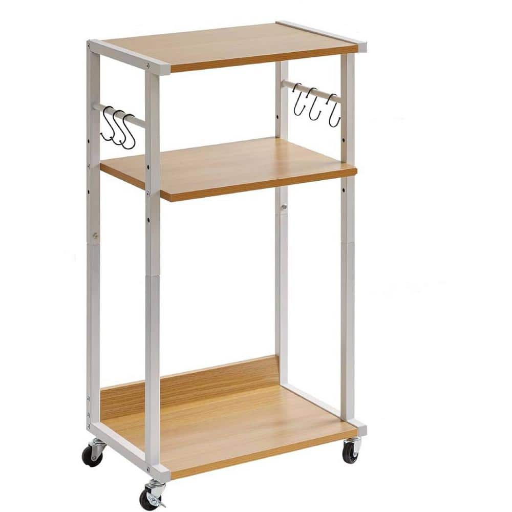 Yichuhaoxi Mobile Printer Stand, 3-Tier Printer Cart with Adjustable ...