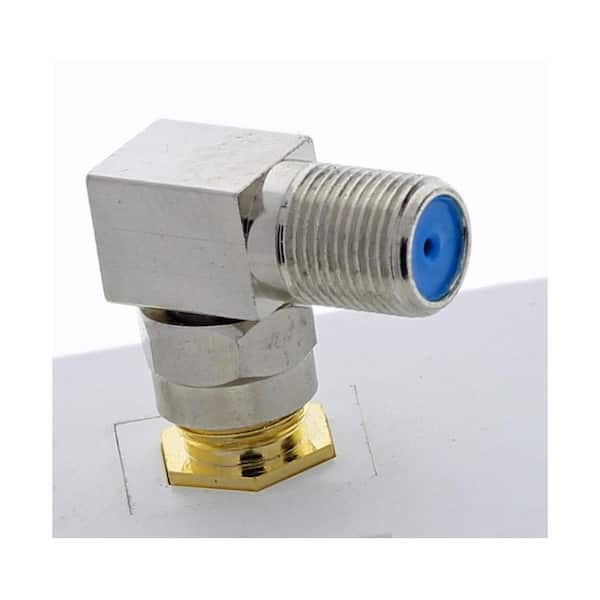 IDEAL 90° Coaxial F-Type Adapters (2 per Pack) 85-070 - The Home Depot