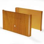 Fence Armor 4 in. x 4 in. x 1/2 ft. H Powder Coated White - Galvanized ...