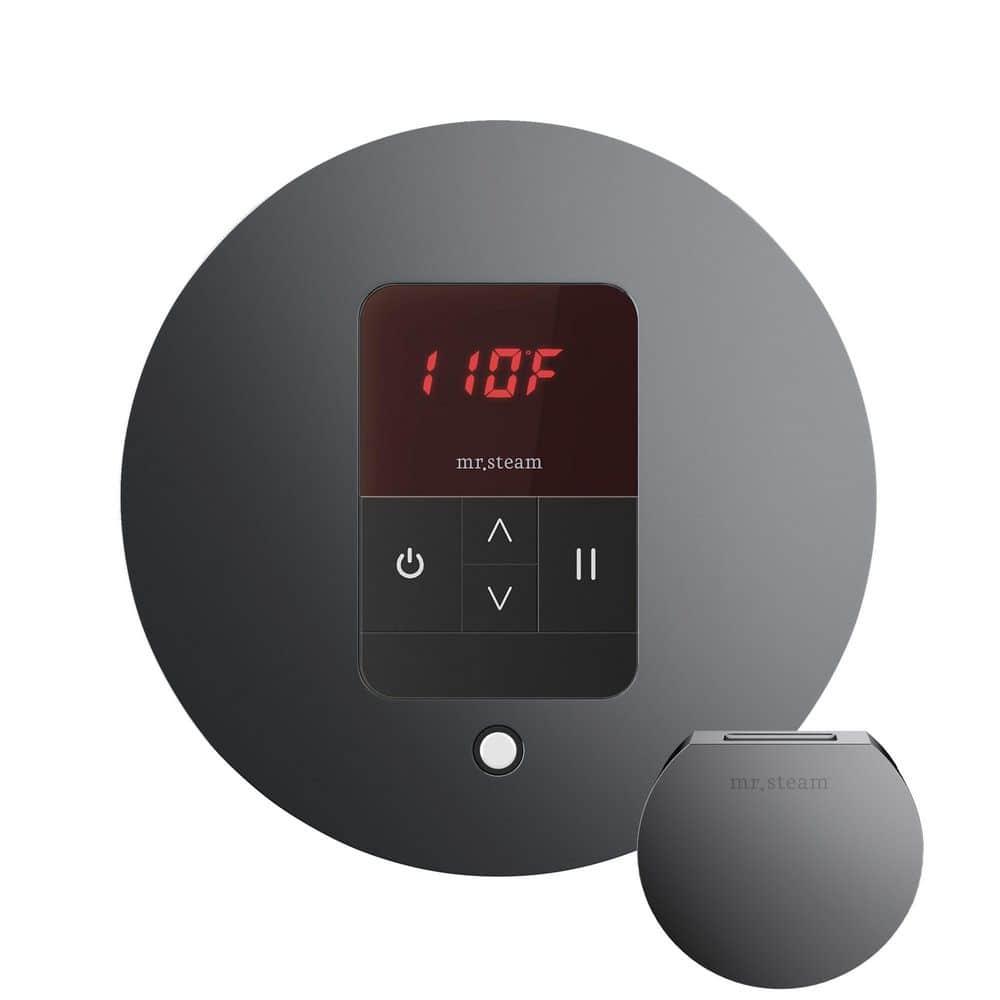 Mr. Steam Basic Butler Steam Shower Control Package with Round iTempo ...