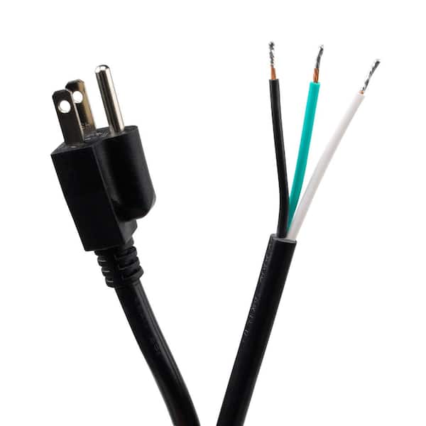Husky 8 ft. 16/3 Black Power Tool Cord FSEX48 - The Home Depot