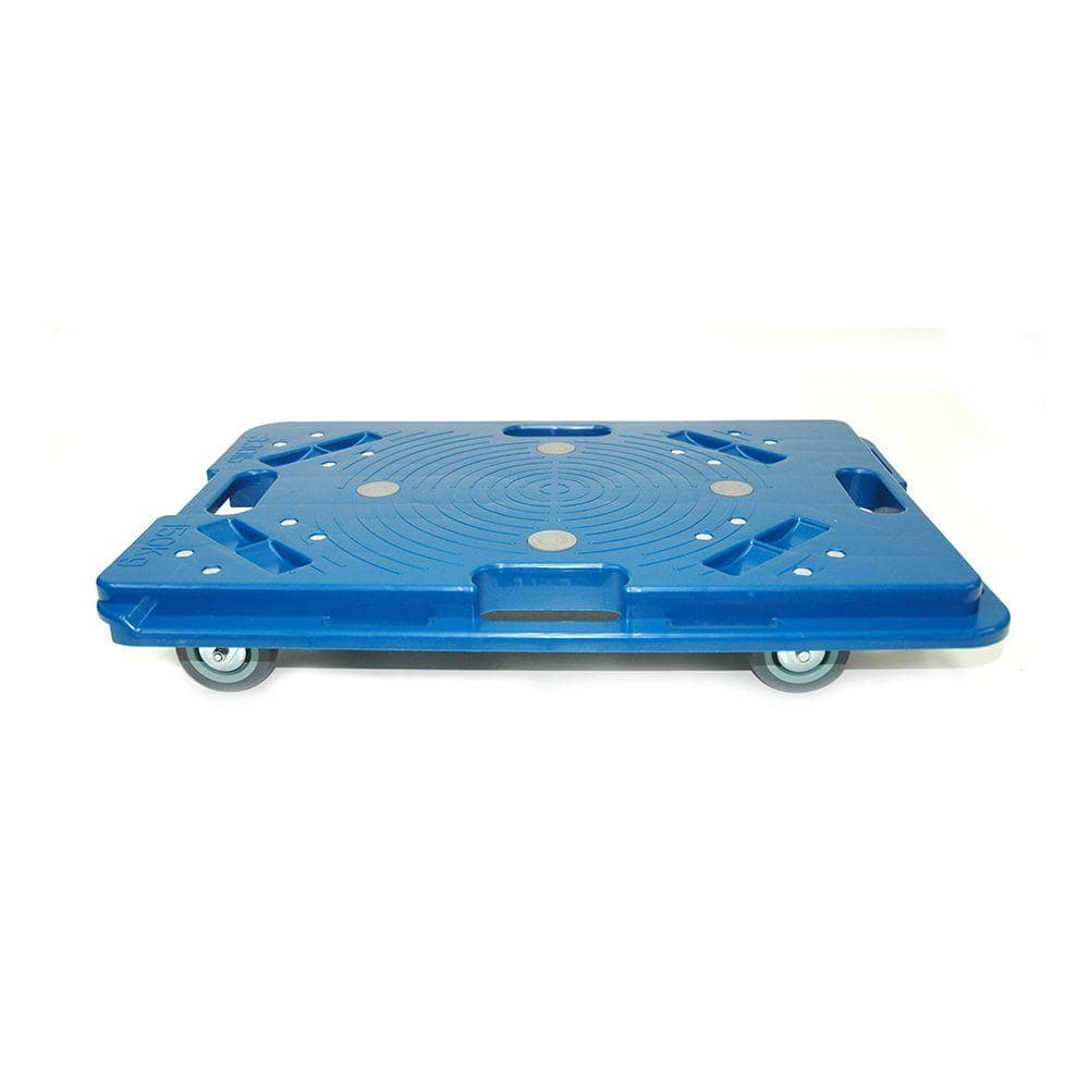 GSC Technologies 330 lb. 24 in. x 16 in. Blue Inter Locking Dolly ...