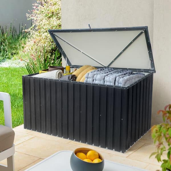 Weatherproof Outdoor Storage Box 290L Outdoor Lockable Shed Storage