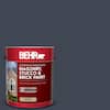 BEHR 1 gal. #PPU14-20 Starless Night Satin Interior/Exterior Masonry ...