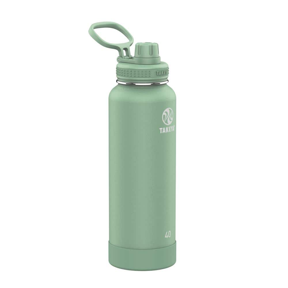 Takeya Actives 40 oz. Stainless Steel Sport Bottle Cucumber 52035 - The ...