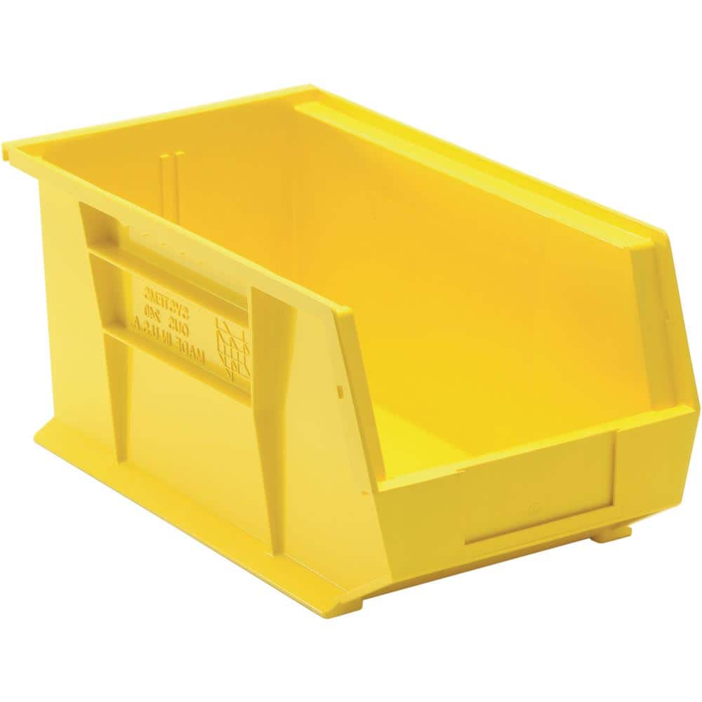 QUANTUM STORAGE SYSTEMS Ultra Series 7.38 qt. Stack and Hang Bin in ...