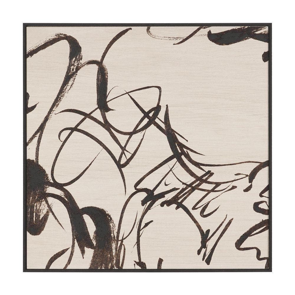 Mercana Sculptured Chaos I Closed Framed Painting I 1-Piece Art Print ...