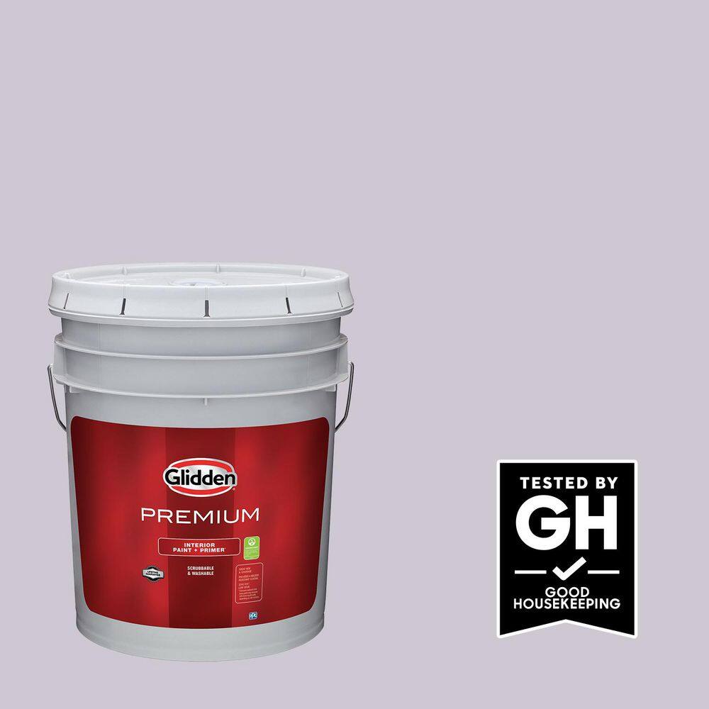 Glidden Premium 5 gal. PPG1174-3 Silver Chalice Eggshell Interior Paint ...
