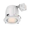 Commercial Electric 5 in. White Recessed Shower Kit CER5R532WHP - The ...