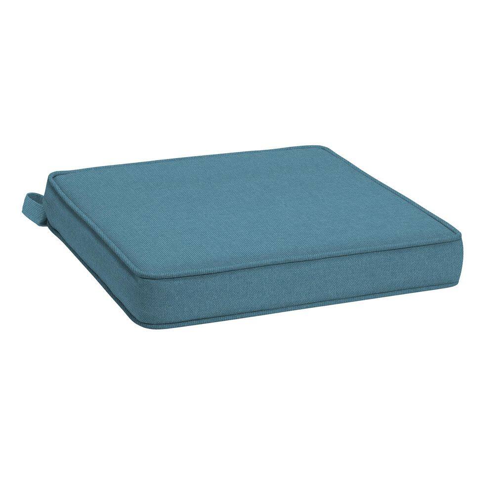 ARDEN Foam Outdoor Double Welted Dining Seat Cushion 19 x 19 made with ...