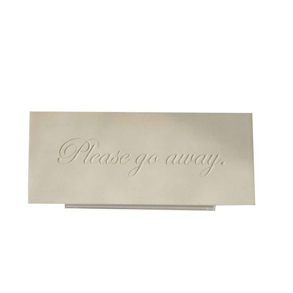 House Parts Inc Studio White Gypsum 11 in. W x 4 in. H Rectangular ...