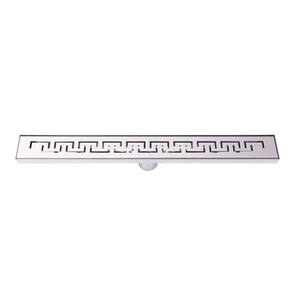BOANN 24 in. Stainless Steel Linear Shower Drain- Line Design BNLD24C03 ...