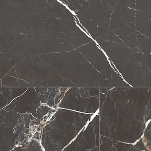 Merola Tile Reve Noir 12 in. x 24 in. Porcelain Floor and Wall Tile (11 ...