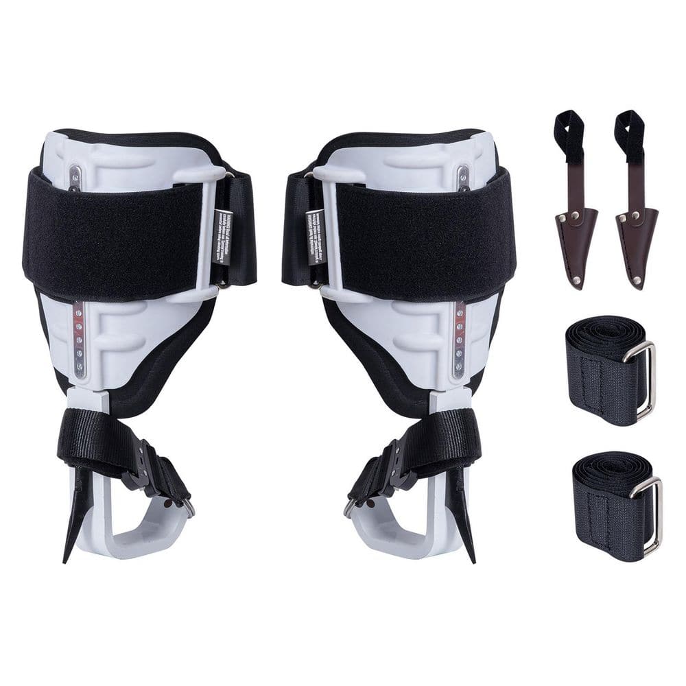 SKYSHALO Tree Climbing Spikes, 1 Pair Aluminum Climbing Spurs, 350 lbs ...