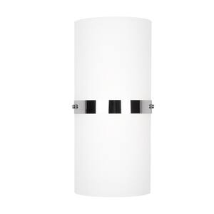 KUZCO Bhutan 5 in., 1-Light 18-Watt Chrome Integrated LED Wall Sconce WS83218-CH - The Home Depot