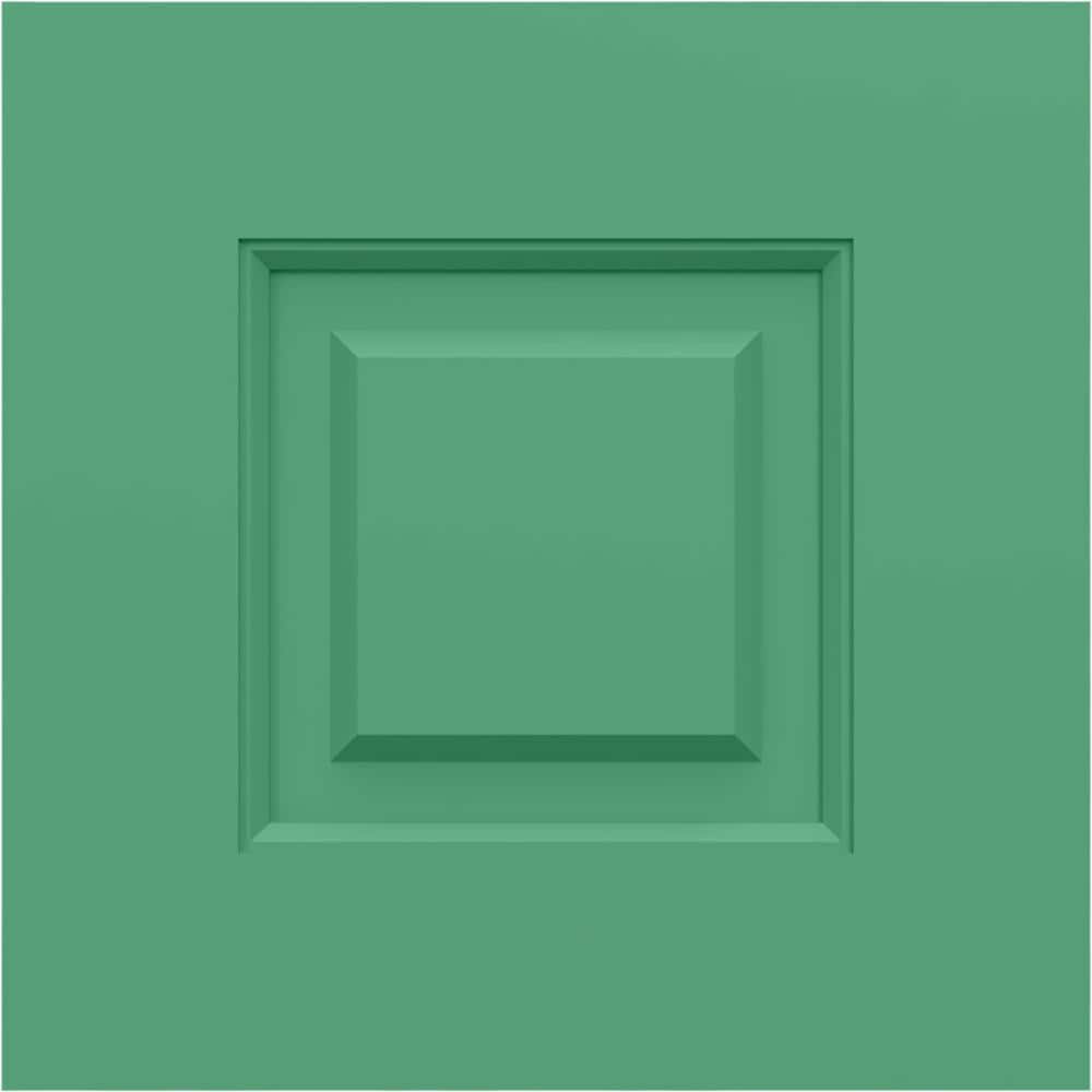 Ekena Millwork 12 in. W x 12 in. H True Fit PVC Raised Panel Shutters ...