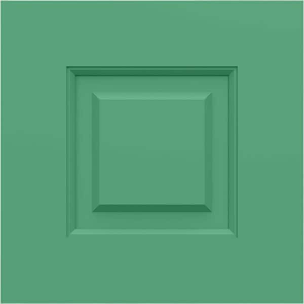 Ekena Millwork 12 in. W x 12 in. H True Fit PVC Raised Panel Shutters ...