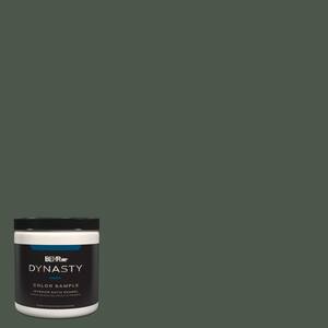BEHR PREMIUM PLUS 8 oz. #PMD-66 Deep Evergreen Flat Interior/Exterior ...