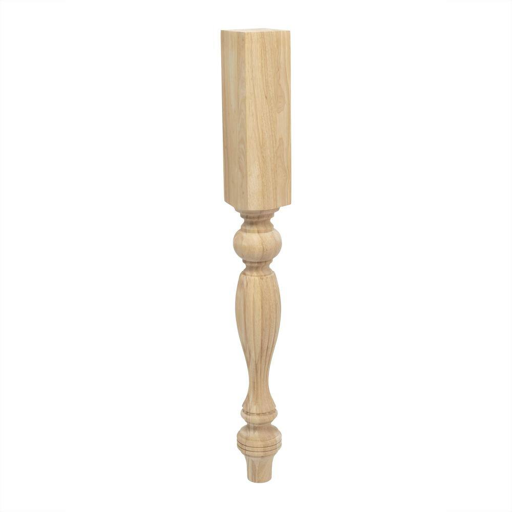 American Pro Decor 35-1/4 in. x 3-3/4 in. Unfinished Solid Hardwood ...
