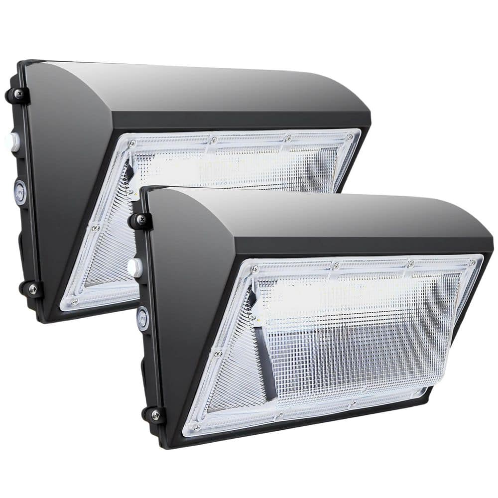KOAOEIRS 1000-Watt Equivalent Integrated LED Bronze Wall Pack Light ...