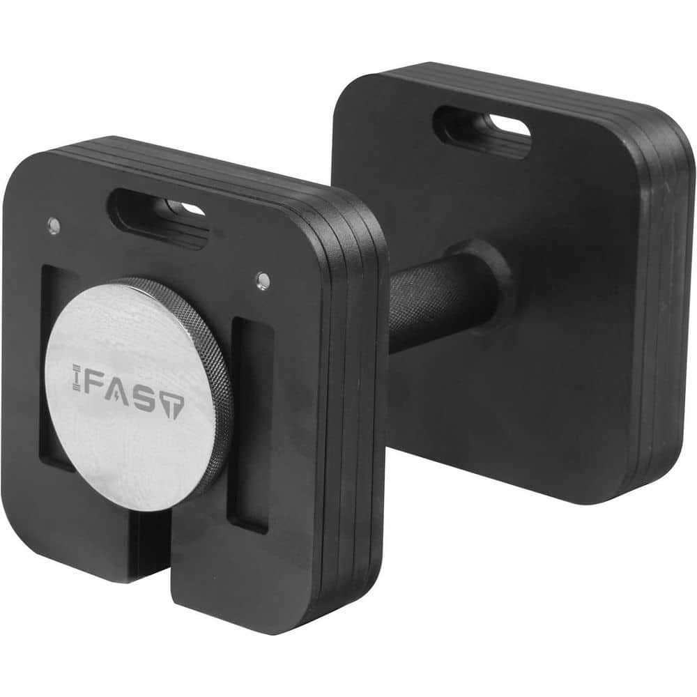 Tidoin 1-Piece 9-in-1 50 lb. Square Black Steel Adjustable Weight ...