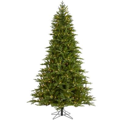 Nearly Natural 5 ft. Pre-lit Cambridge Fir Artificial Christmas Tree ...