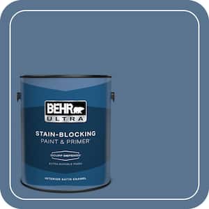 BEHR MARQUEE 1 Qt. #PPU14-18 Laguna Blue One-Coat Hide Matte Interior ...