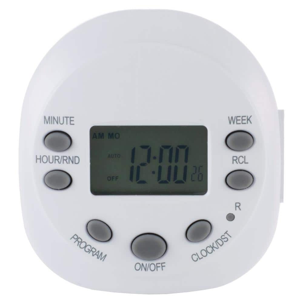 GE 7-Day Digital Heavy Duty Timer 15150 - The Home Depot