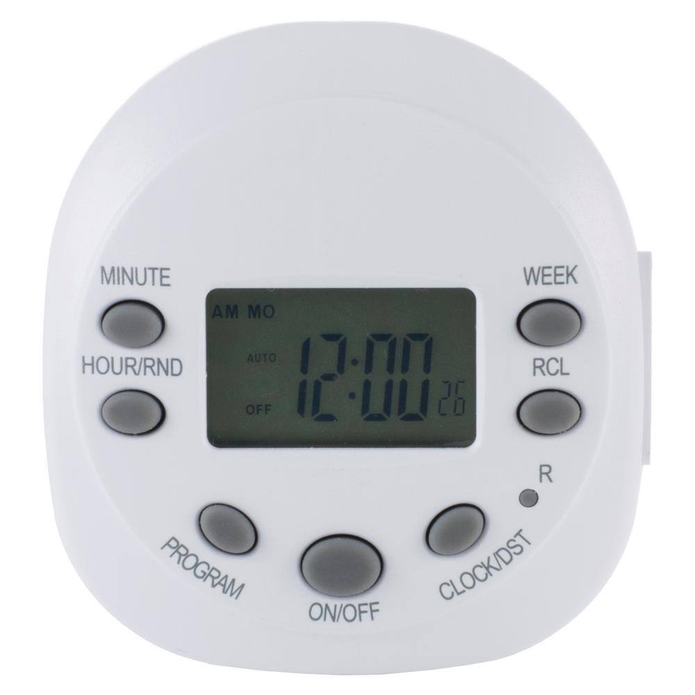 GE 7-Day Digital Heavy Duty Timer 15150 - The Home Depot
