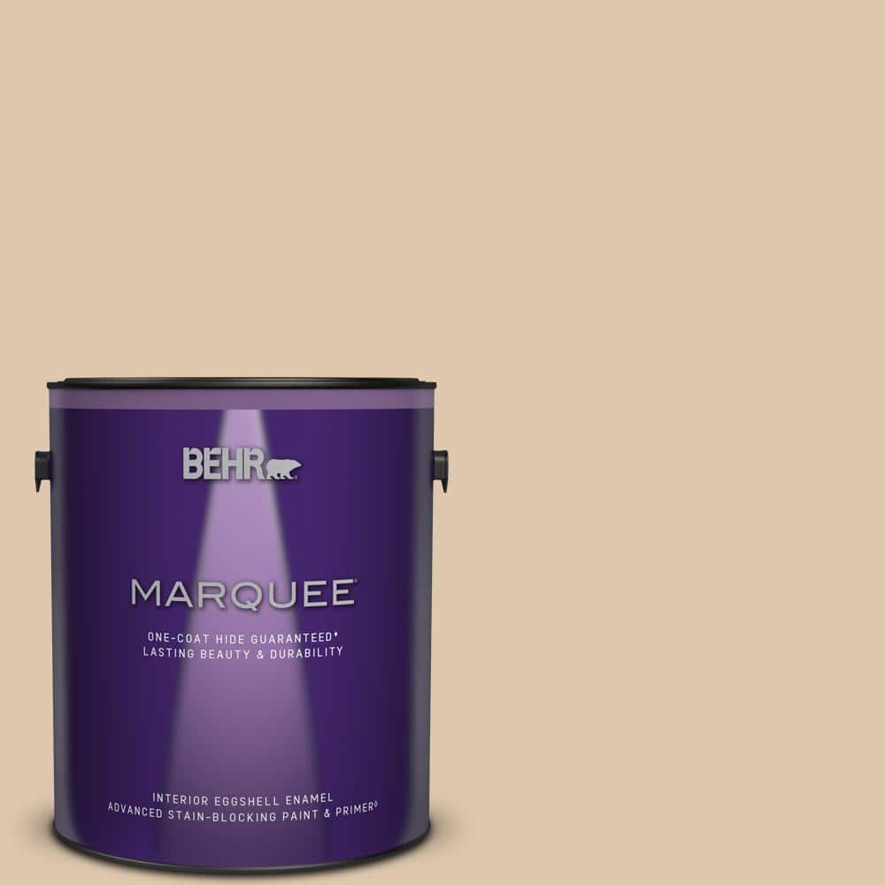 BEHR MARQUEE 1 gal. #N260-2 Almond Latte Eggshell Enamel Interior Paint ...