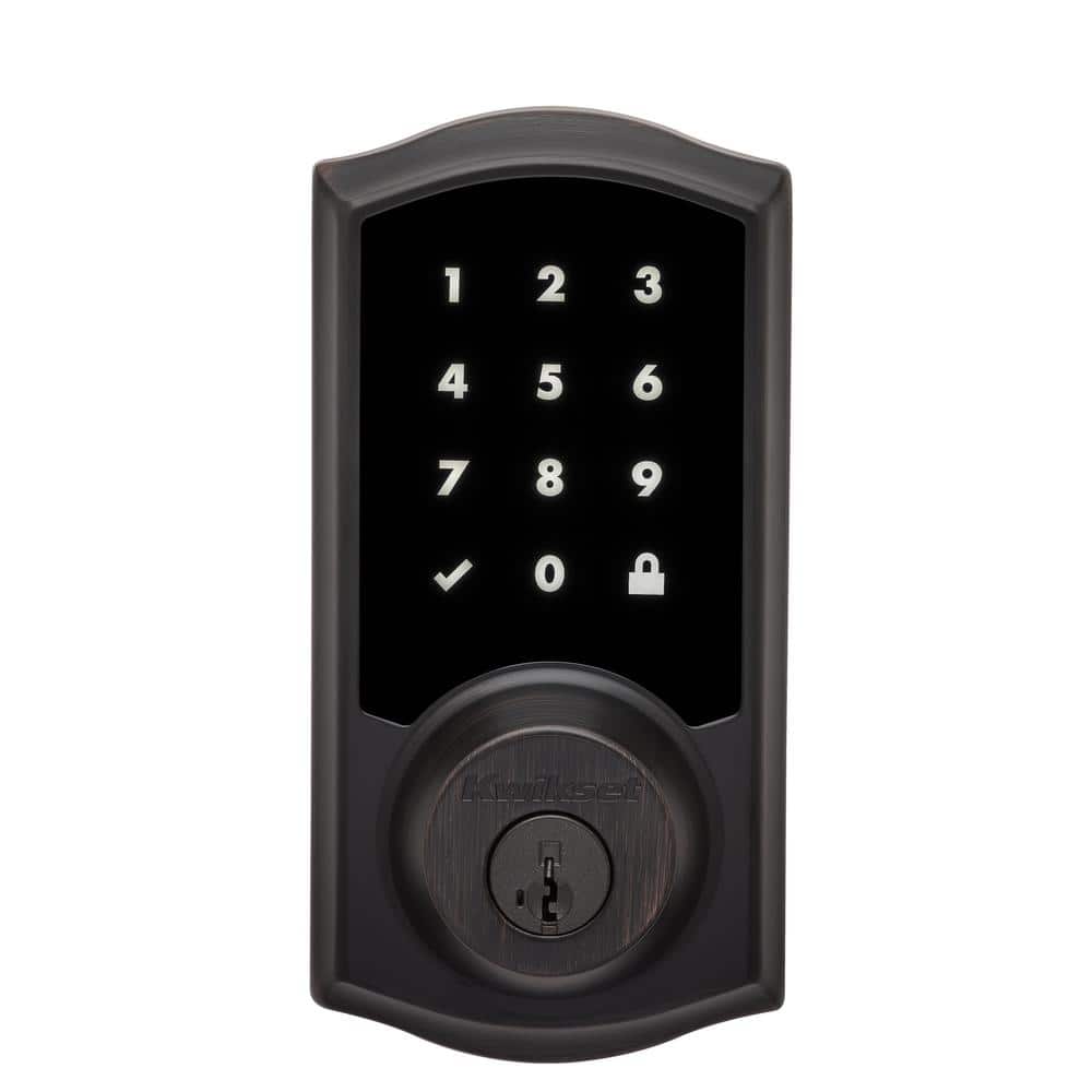 Kwikset Premis Touchscreen Smart Lock Venetian Bronze Single Cylinder ...