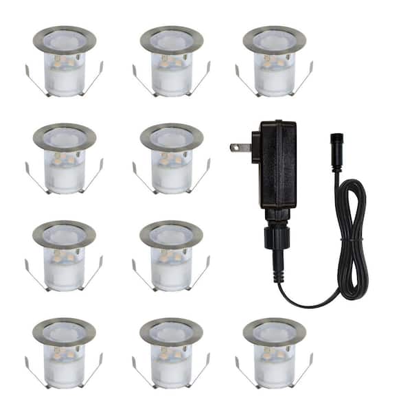 Armacost Lighting Portico 12-Volt Hardwired White Recessed Outdoor LED ...