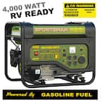 Sportsman 4 000 Watt 3 500 Watt Recoil Start Gasoline Powered Portable Generator with RV Outlet CO Detector and Auto Shutoff 806724 The Home Depot