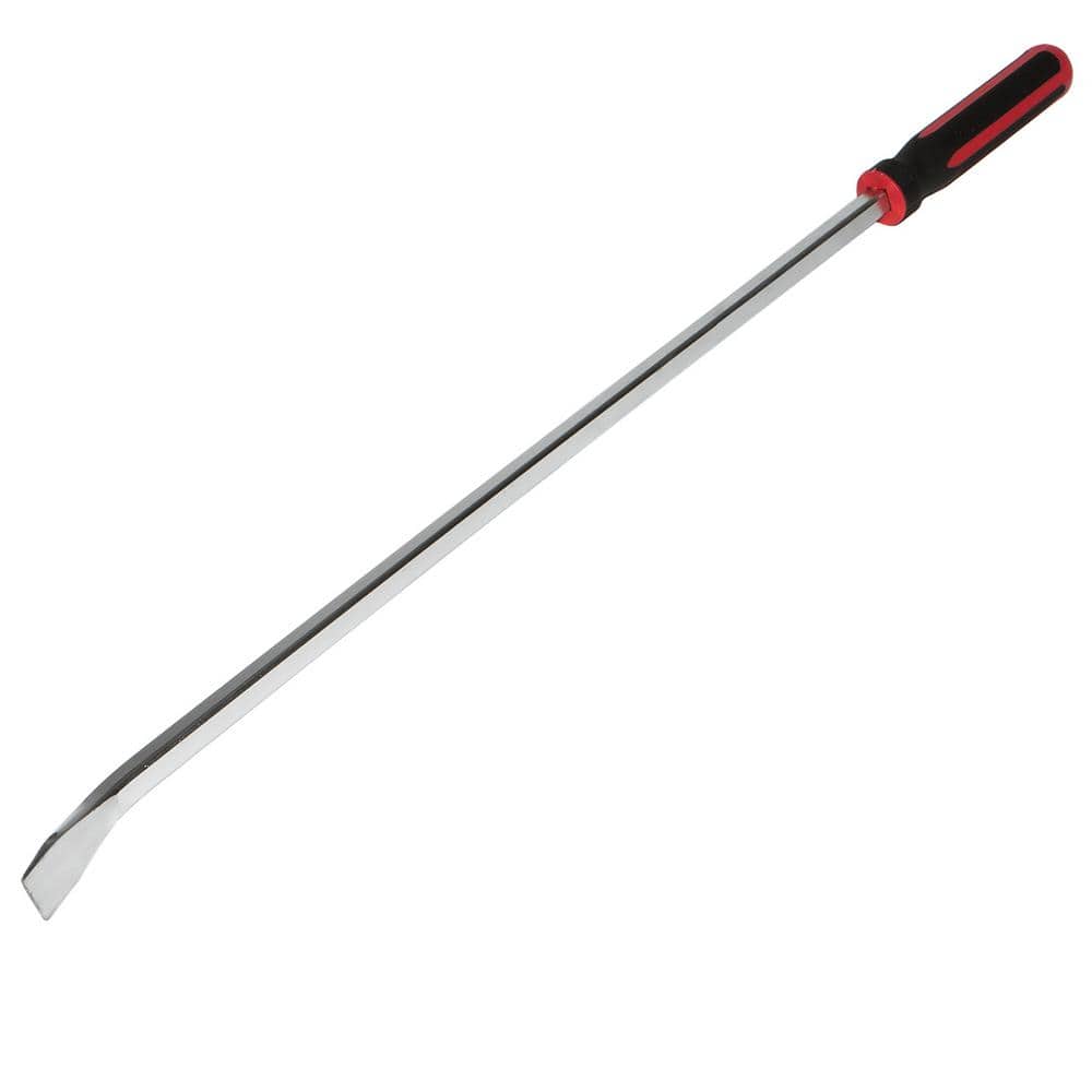 STARK USA 36 in. Jumbo Go-Through Heavy-Duty Bent Tip Pry Bar with ...