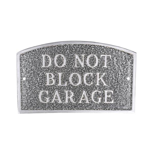 Montague Metal Products 13 in. x 21 in. Large Arch Do Not Block Garage ...