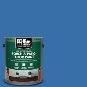 BEHR PREMIUM 1 gal. #N470-3 Half Sea Fog Low-Lustre Enamel Interior ...