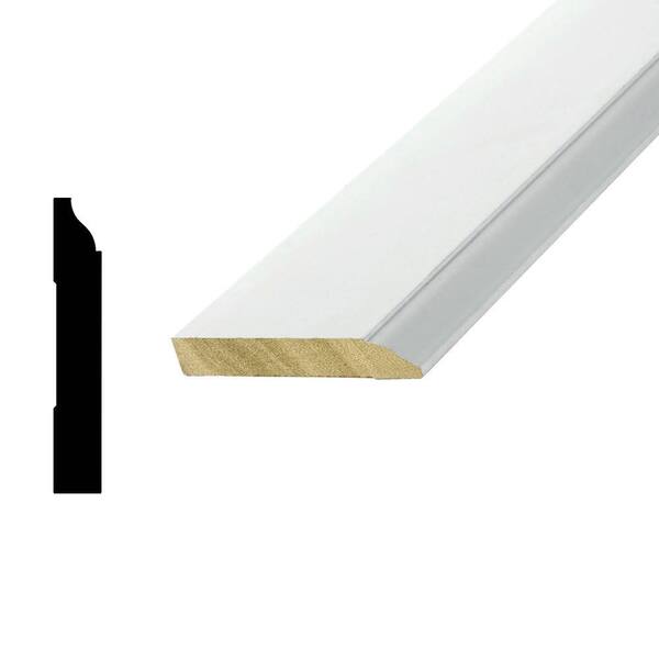 Woodgrain Millwork WM 623 9/16 in. x 3-1/4 in. x 96 in. Painted Finger ...