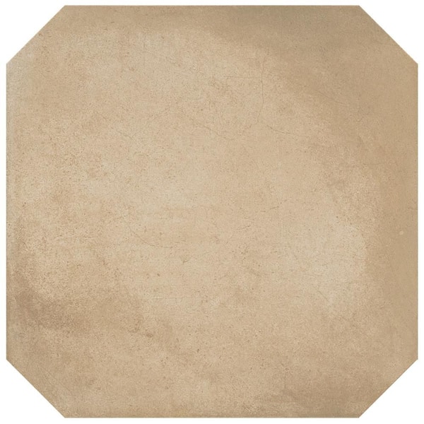 Merola Tile Laverton Octagon Beige 8 in. x 8 in. Porcelain Floor and ...