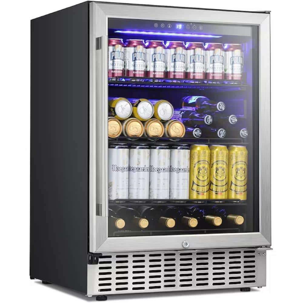 COWSAR 23.43 in. Single Zone 46-Bottle Built-In and Freestanding ...