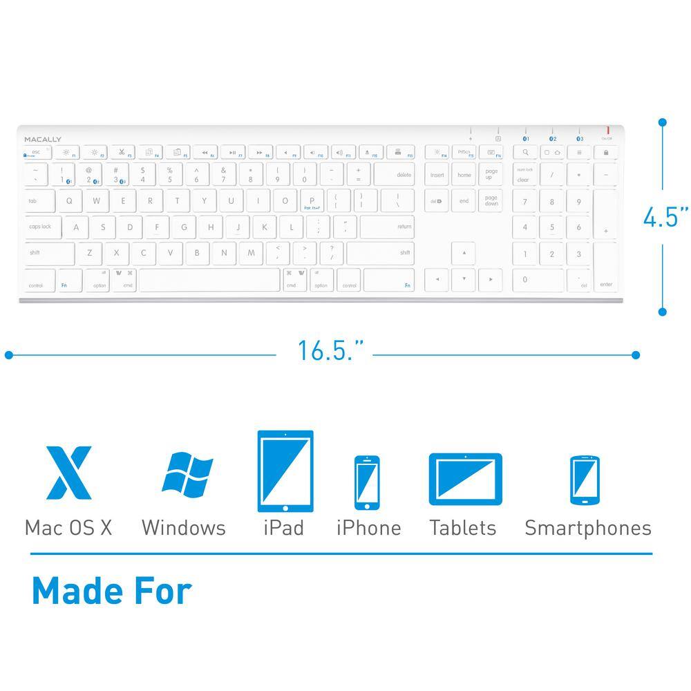 Utra-Slim Quick Switch Bluetooth Full Keyboard to | Ubuy Nepal